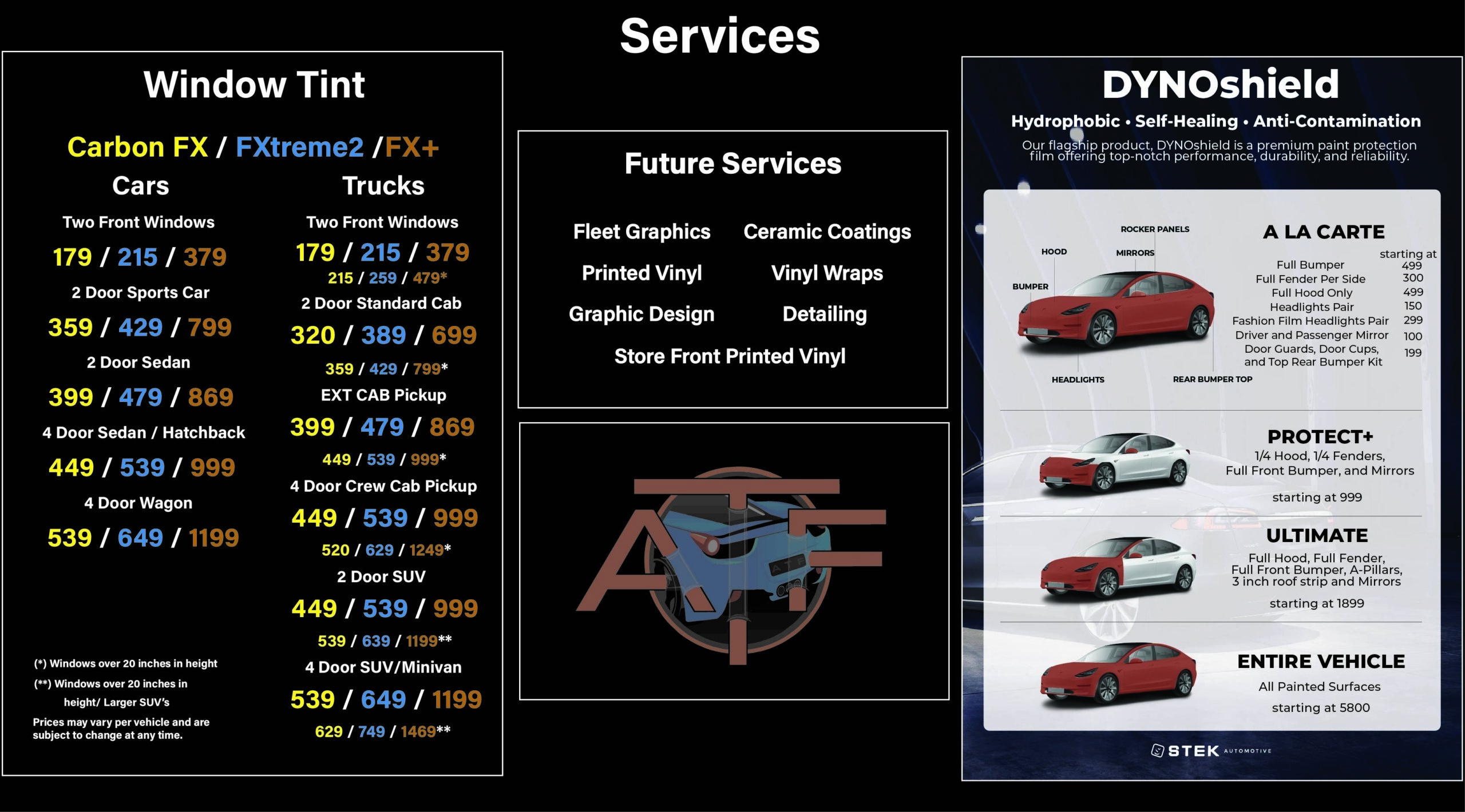 Automotive Window Tinting - Audio Tint Force